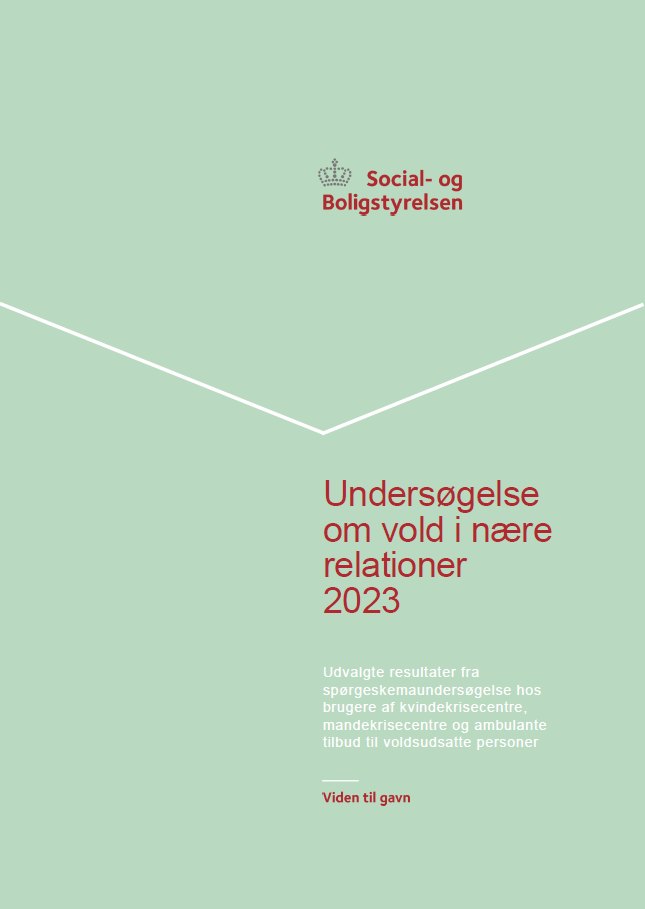 Undersøgelse om vold i nære relationer 2023 | Social- og Boligstyrelsen